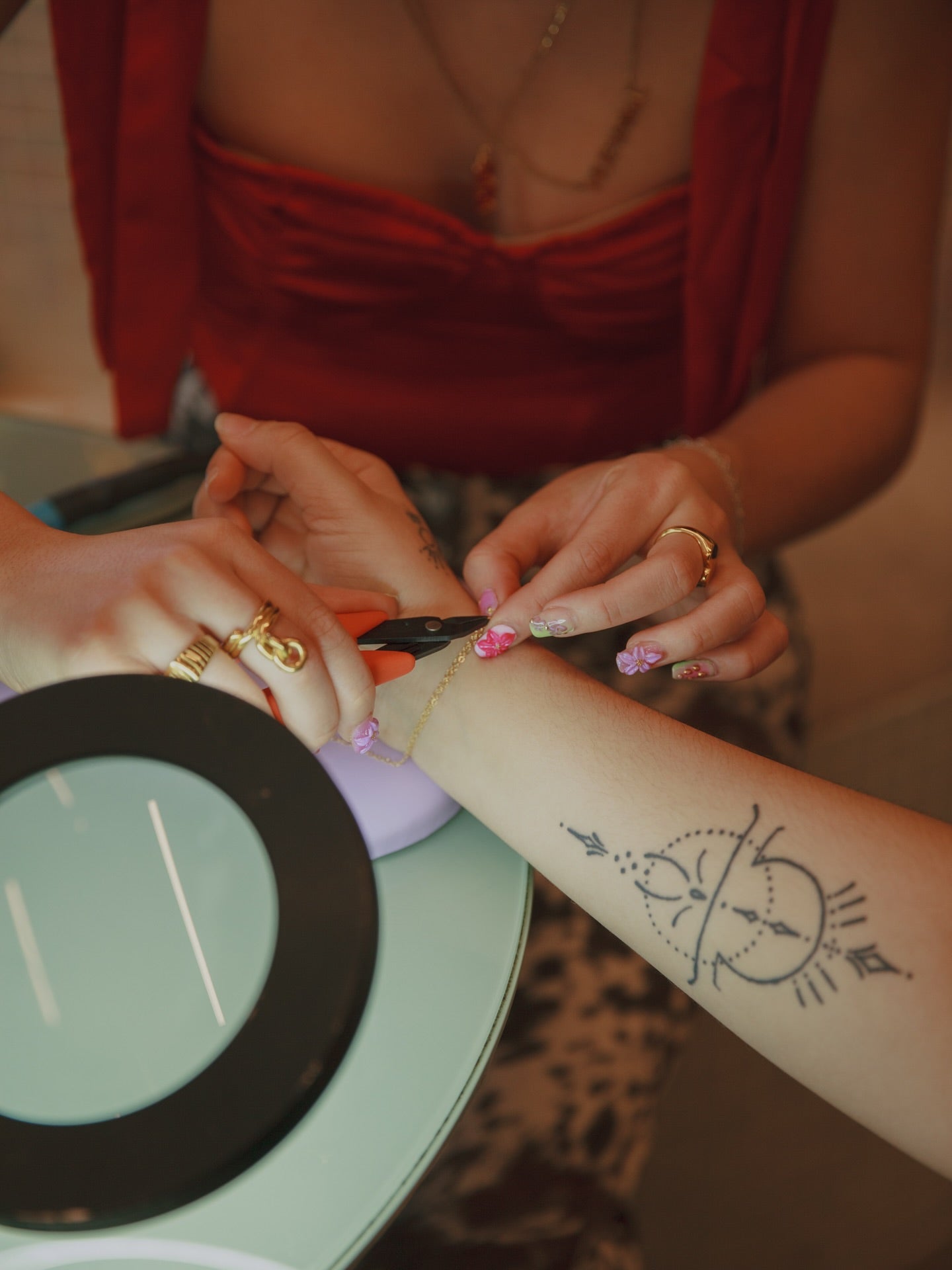 Host a Private Permanent Jewelry Party in NYC | The Sourced Studio