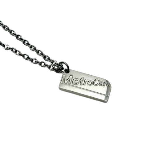 MetroCard Necklace – NYC Subway Pendant in Gold Stainless Steel – The ...